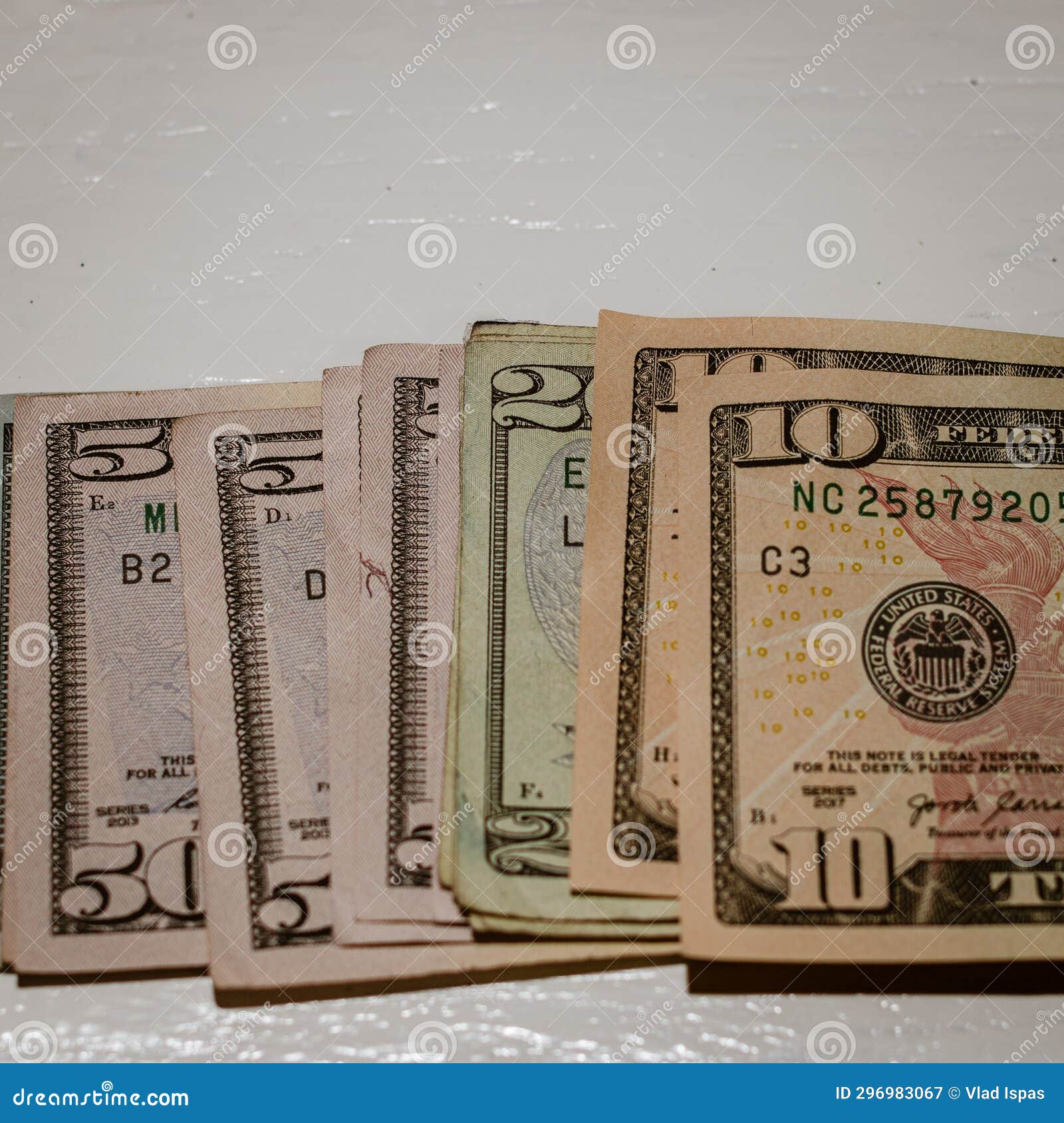 Macro Shot of USD Currency. USD Inflation, US Money Stock Image - Image ...
