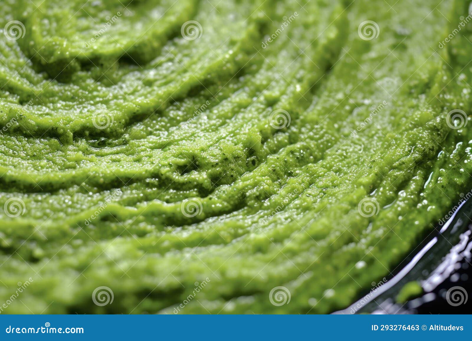 A Macro Shot of Wasabi Paste, Showing Texture Details Stock Image ...