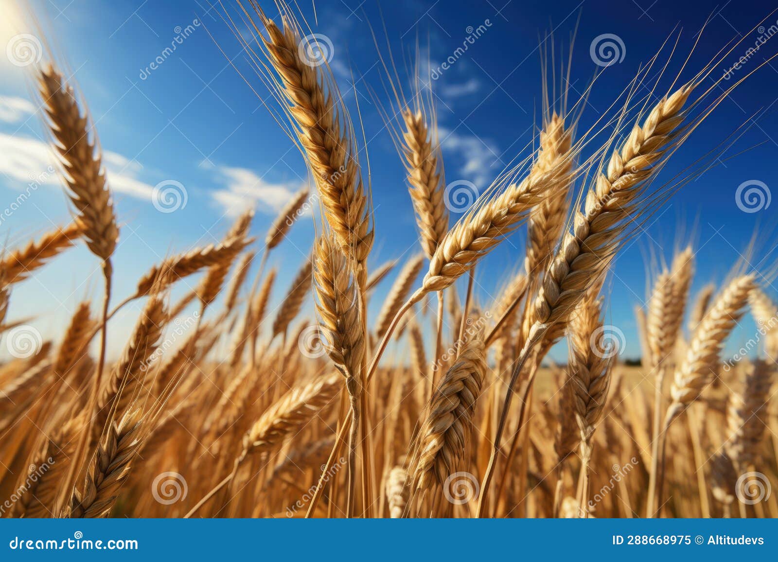 A Macro Shot of Wheat Grains Ready for Harvest Stock Image - Image of ...