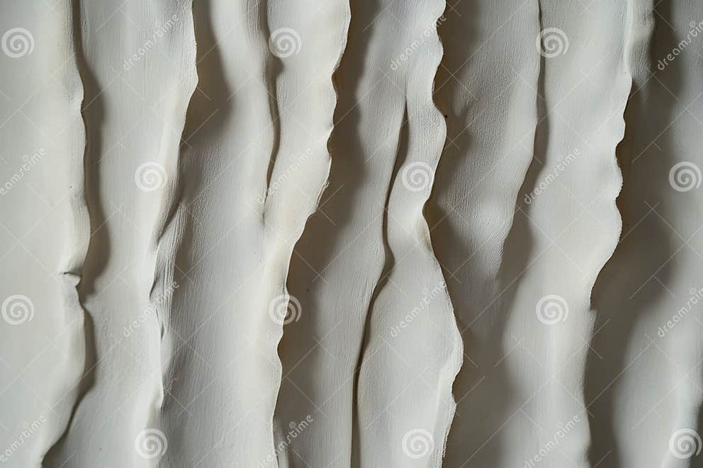 Macro Shot of Willow Tree Bark Texture, Deeply Grooved Patterns in Soft ...