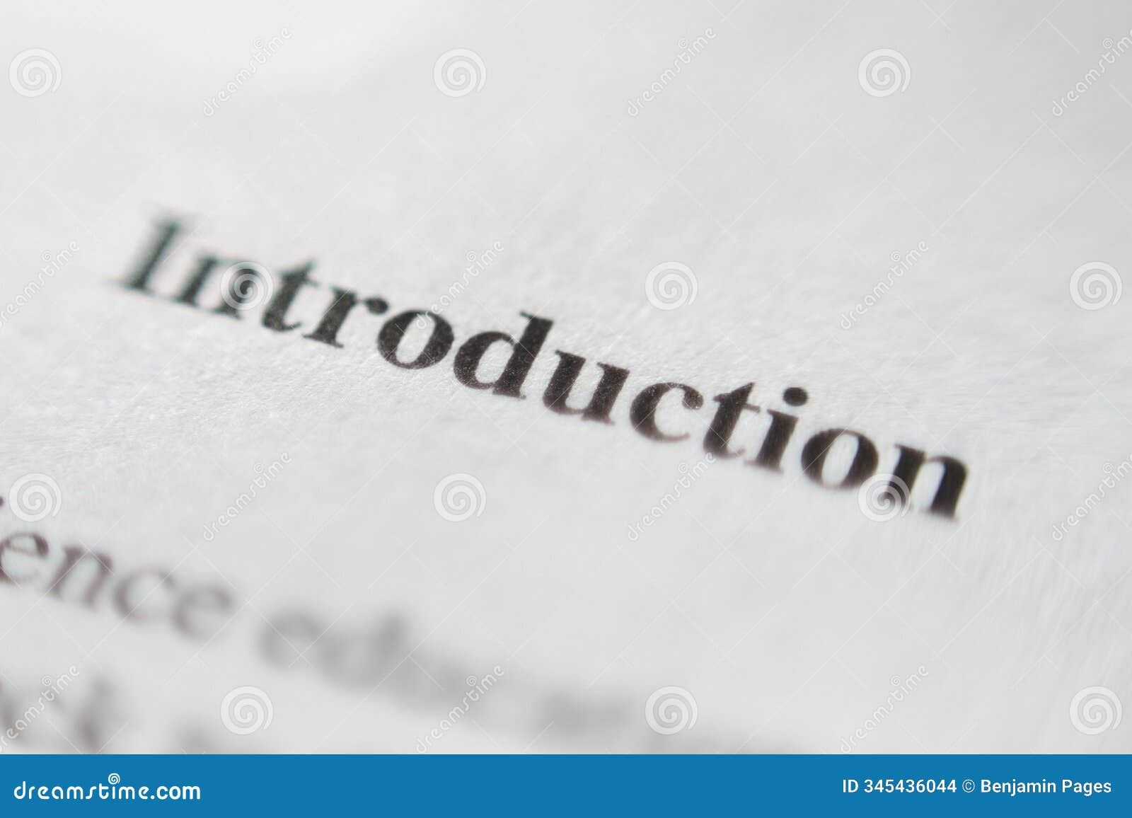 Word INTRODUCTION On Paper On Office Desk Royalty-Free Stock Image ...