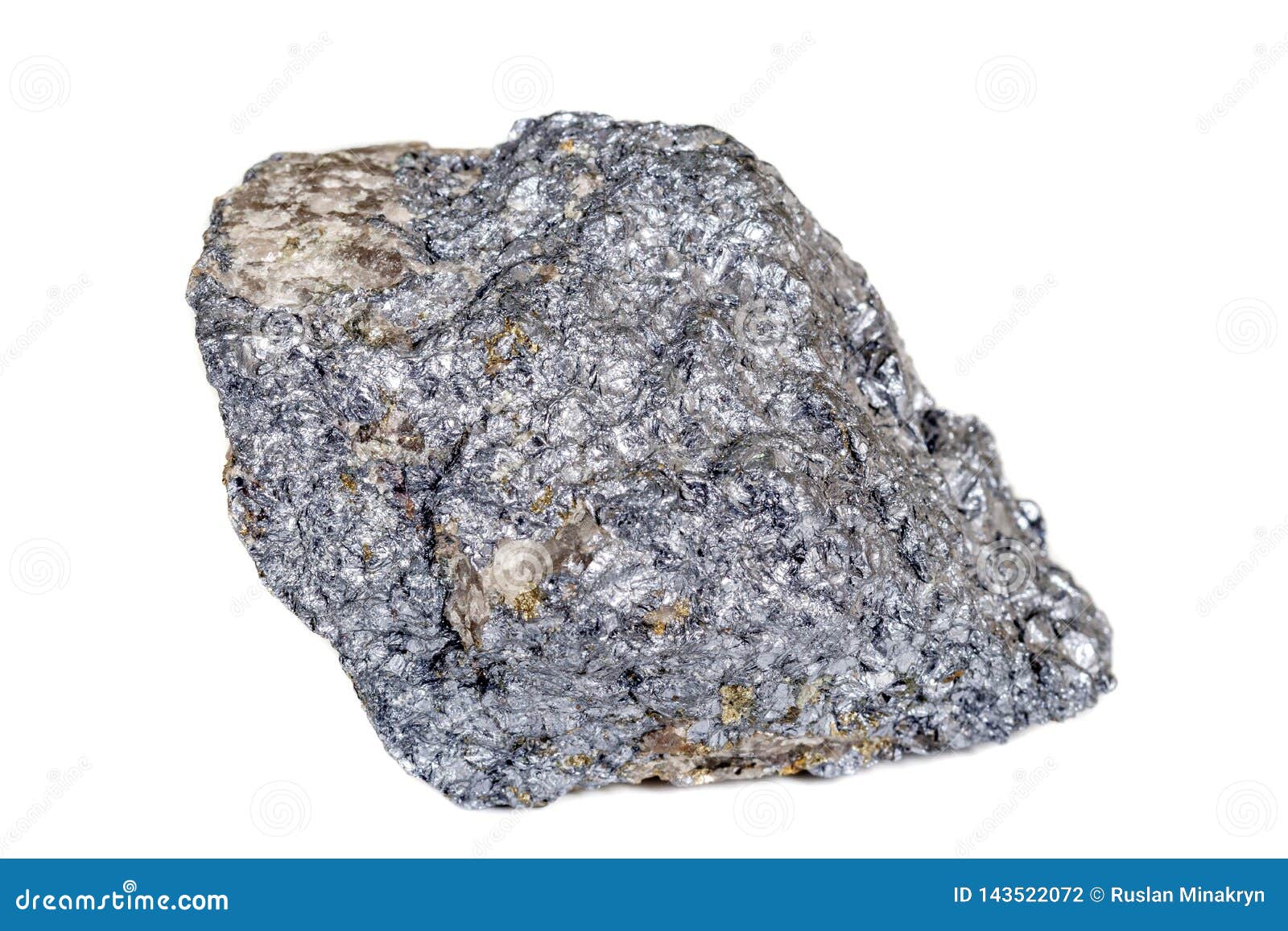 Macro Silica Mineral Stone in Rock on White Background Stock Photo ...