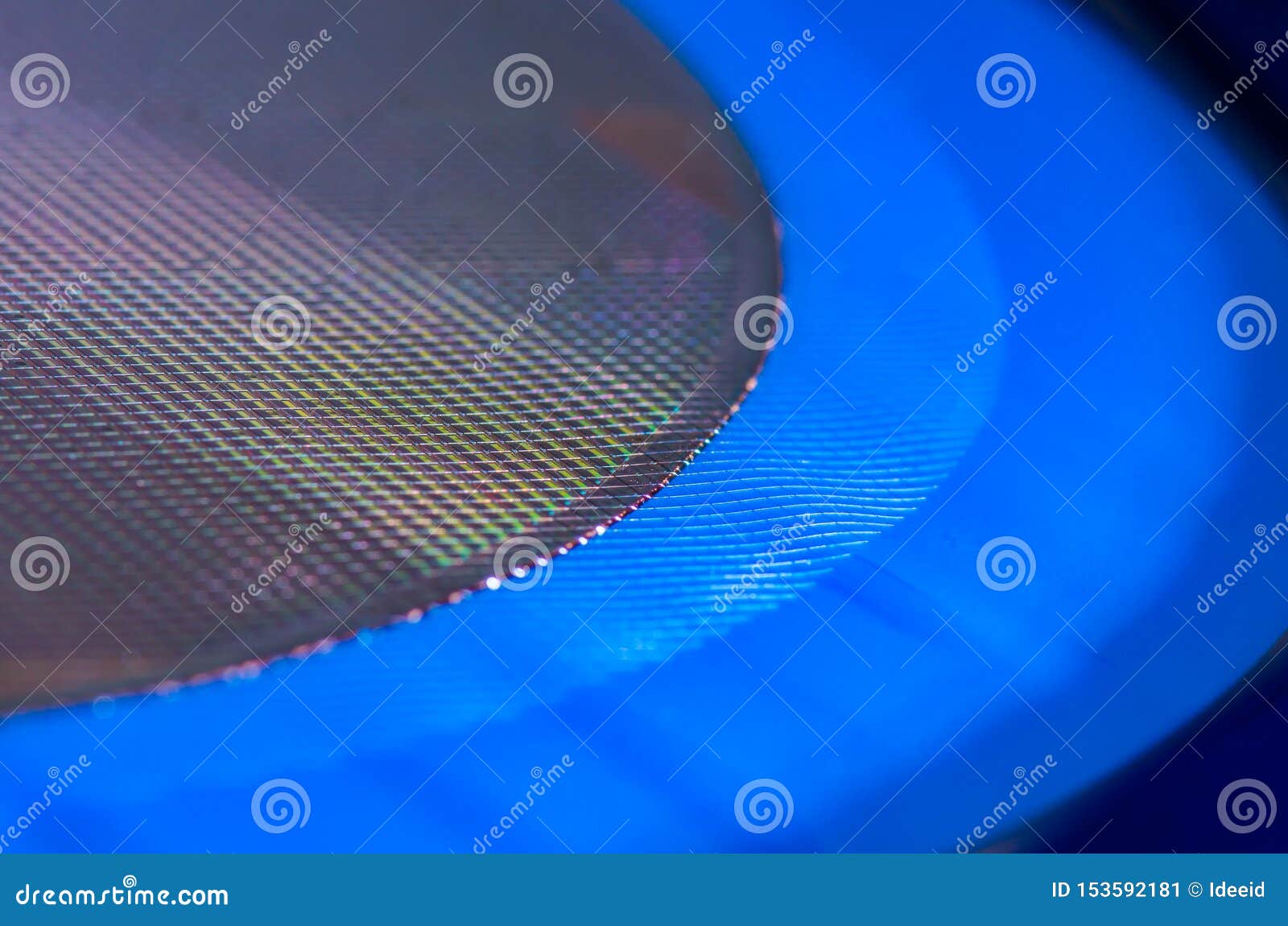 Macro of Silicon Wafers Chip Technology Background Stock Image - Image ...