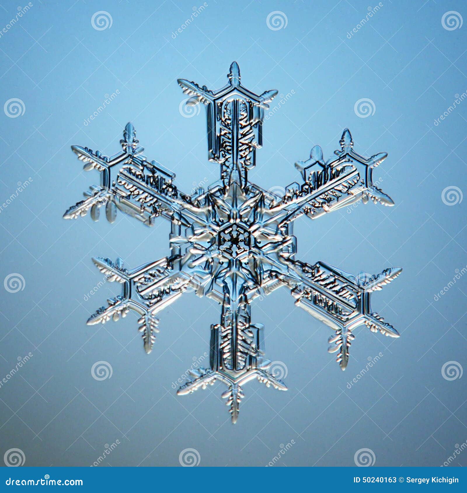 Macro Snowflake Ice Crystals Present Natural Stock Image - Image of ...