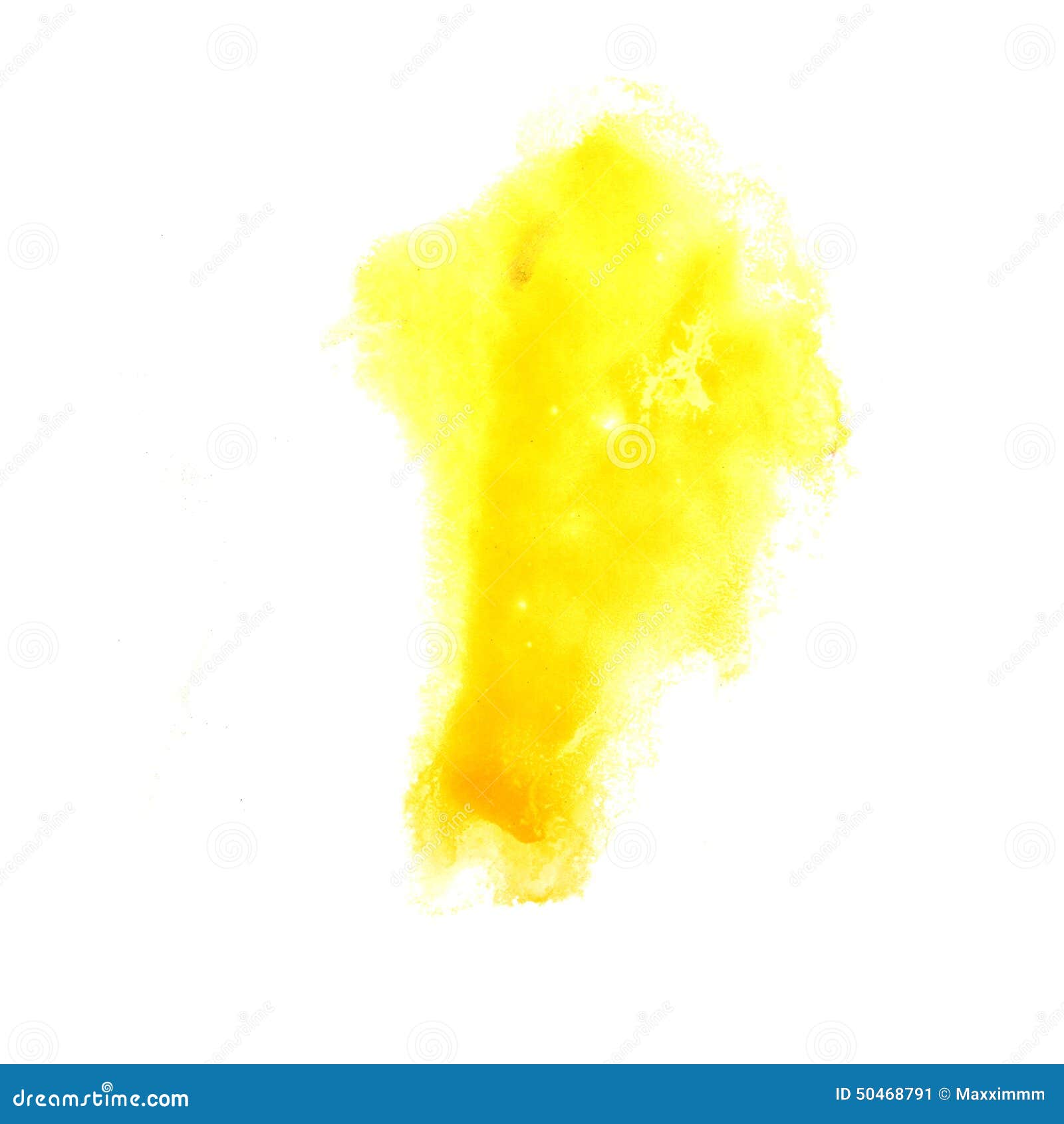 Macro Spot Yellow Blotch Texture Isolated on White Stock Image - Image ...