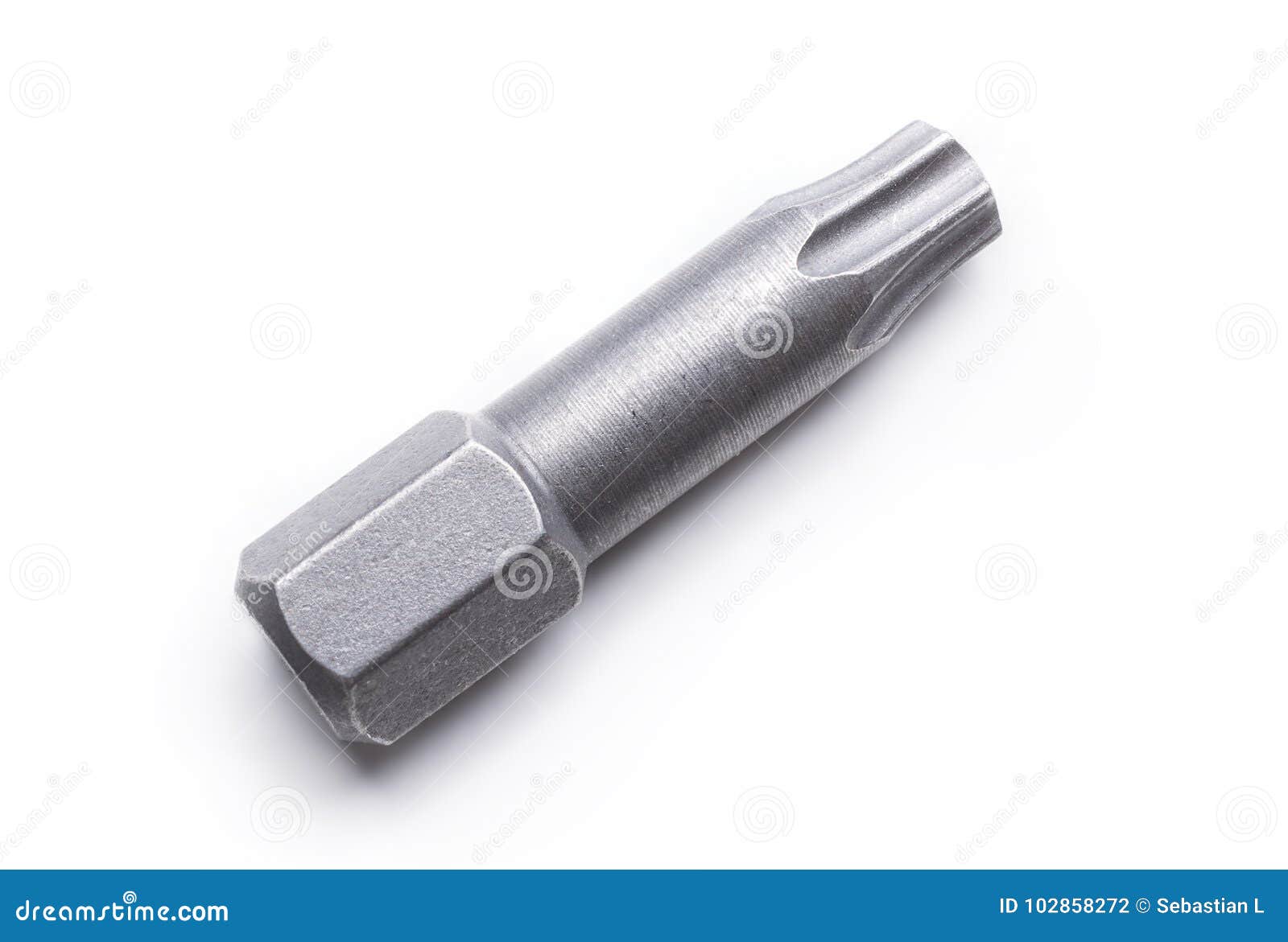 Macro of a Star Bit Isolated on White Background Stock Photo - Image of ...