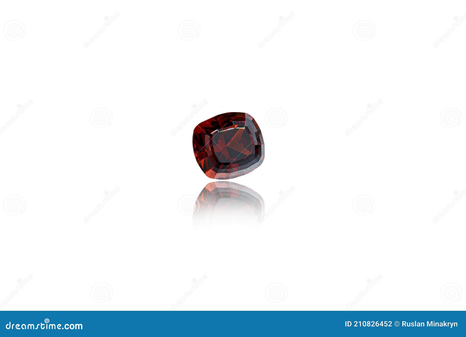 Macro Stone Mineral Garnet on a White Background Stock Photo - Image of ...