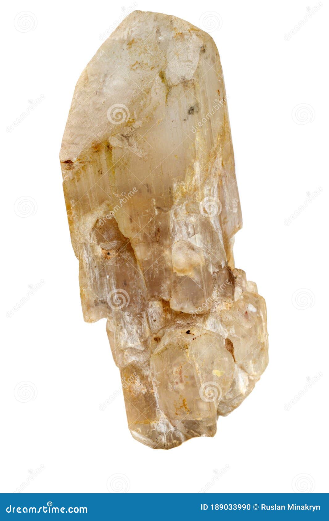 Macro Stone Mineral Topaz on a White Background Stock Photo - Image of ...