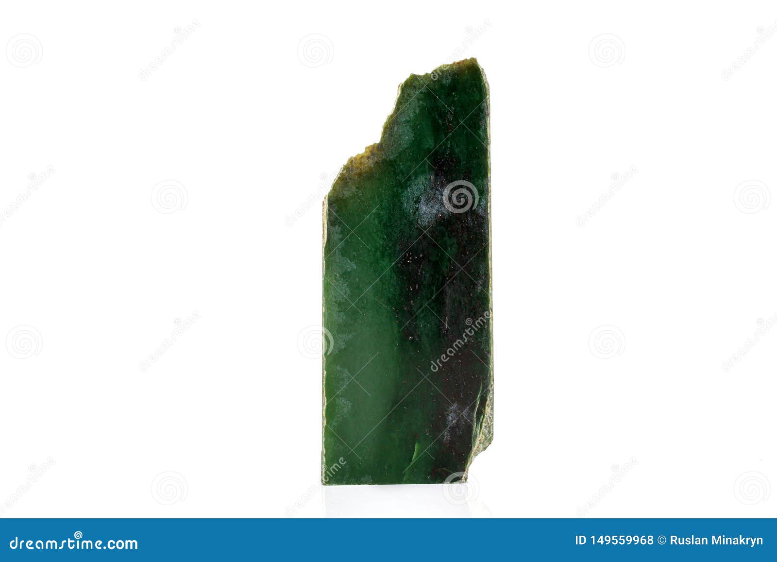 Macro Stone Nephrite Mineral on White Background Stock Photo - Image of ...