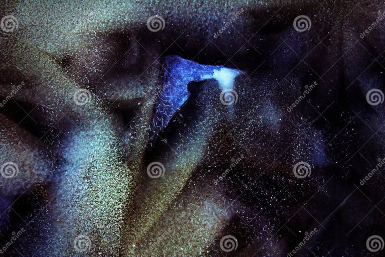 Macro Structure, Pattern and Crystals of Newly Formed Ice Stock Image ...