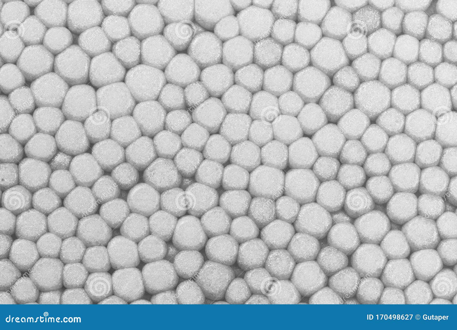Macro Styrofoam Texture Closeup Black And White Photo. Royalty-Free ...