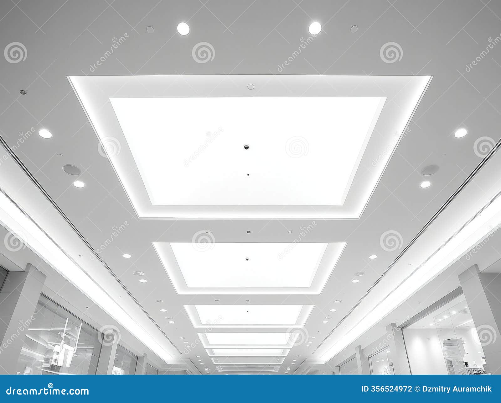 A Macro Suspended Grid False Ceiling Featuring a Gypsum Bulkhead Design ...