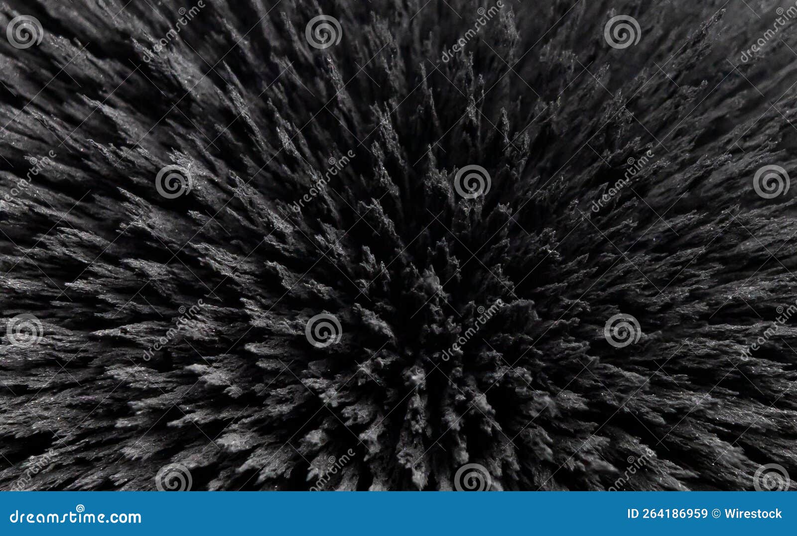 Macro Texture of the Black Iron Dust Stock Image - Image of fine, grain ...