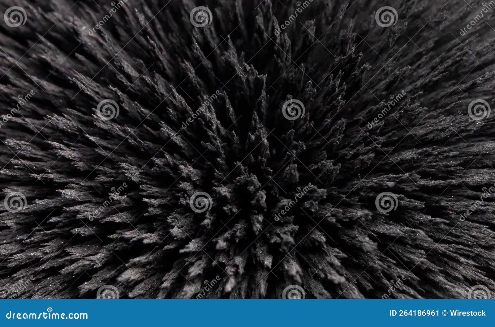 Macro Texture of the Black Iron Dust Stock Image - Image of purity ...