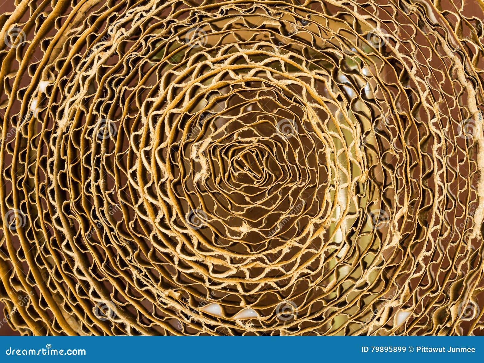 Macro Texture of Cardboard in the Sectional of the Folded in Several ...