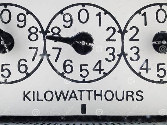 Macro Texture - Household - Electric Meter Stock Photo - Image of ...