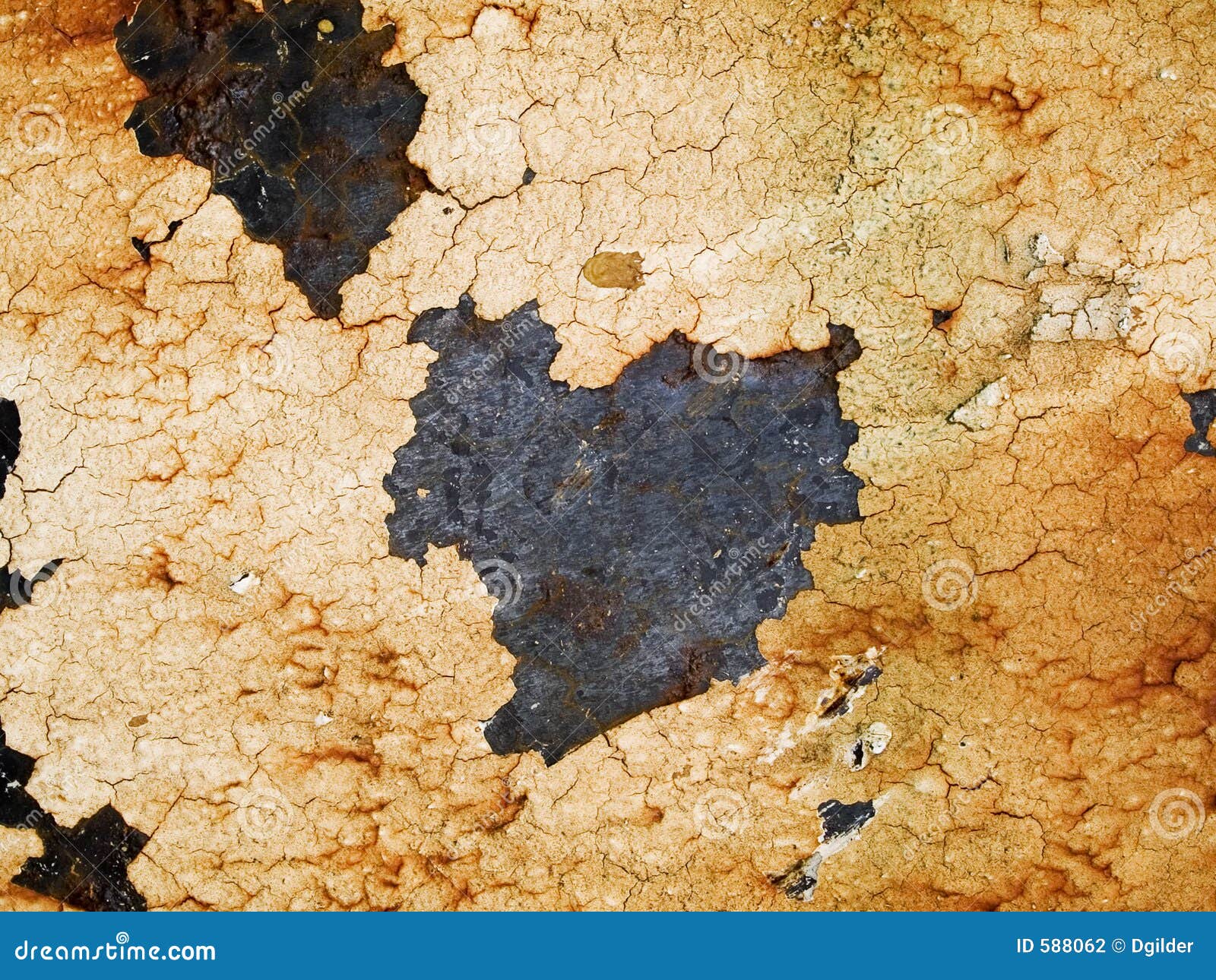 Macro Texture - Metal - Rusty Metal and Peeling Paint Stock Photo ...