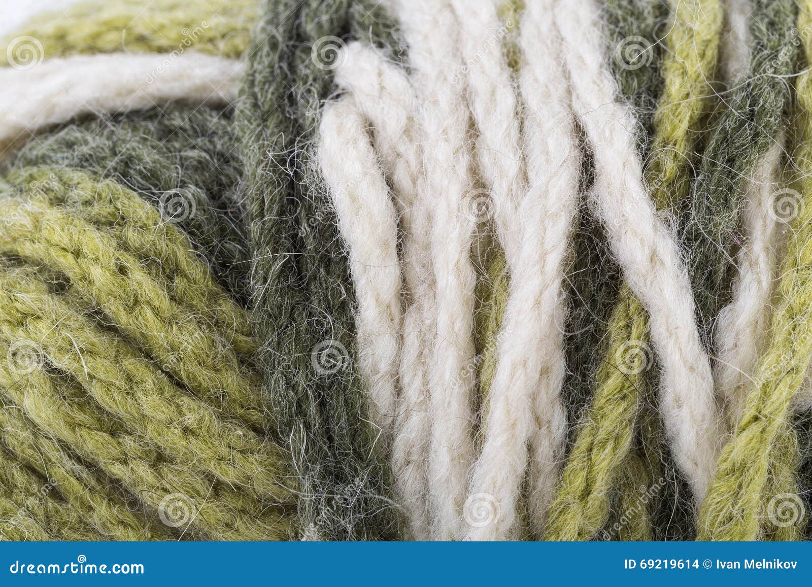 Macro Textured Color Wool Yarn Thread Stock Photo - Image of fiber ...