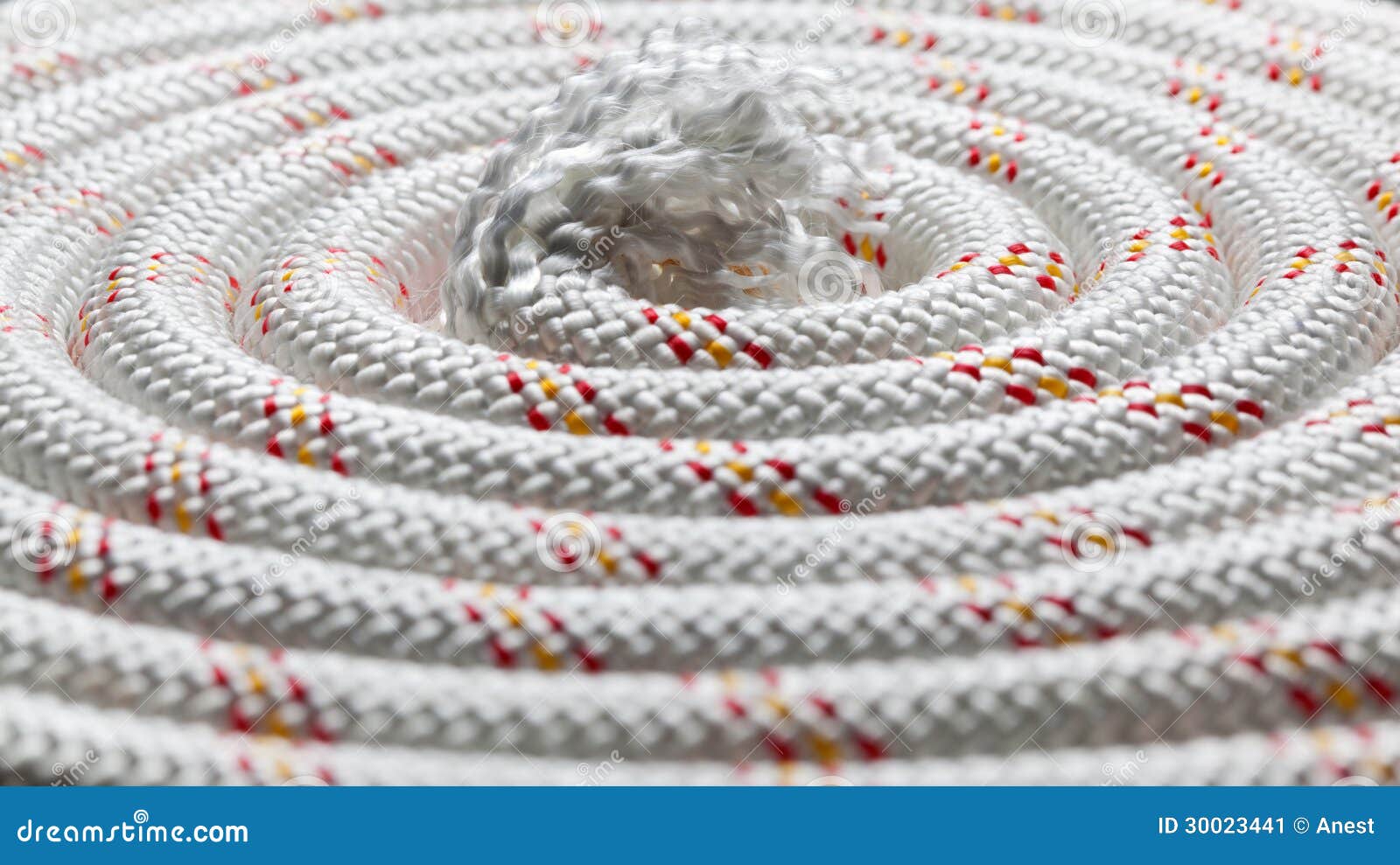 Rolled rope stock image. Image of hank, curved, detail - 30023441