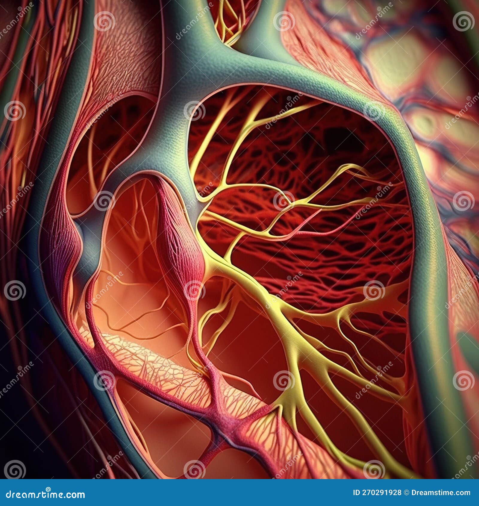 Macro veins tissues stock illustration. Illustration of white - 270291928
