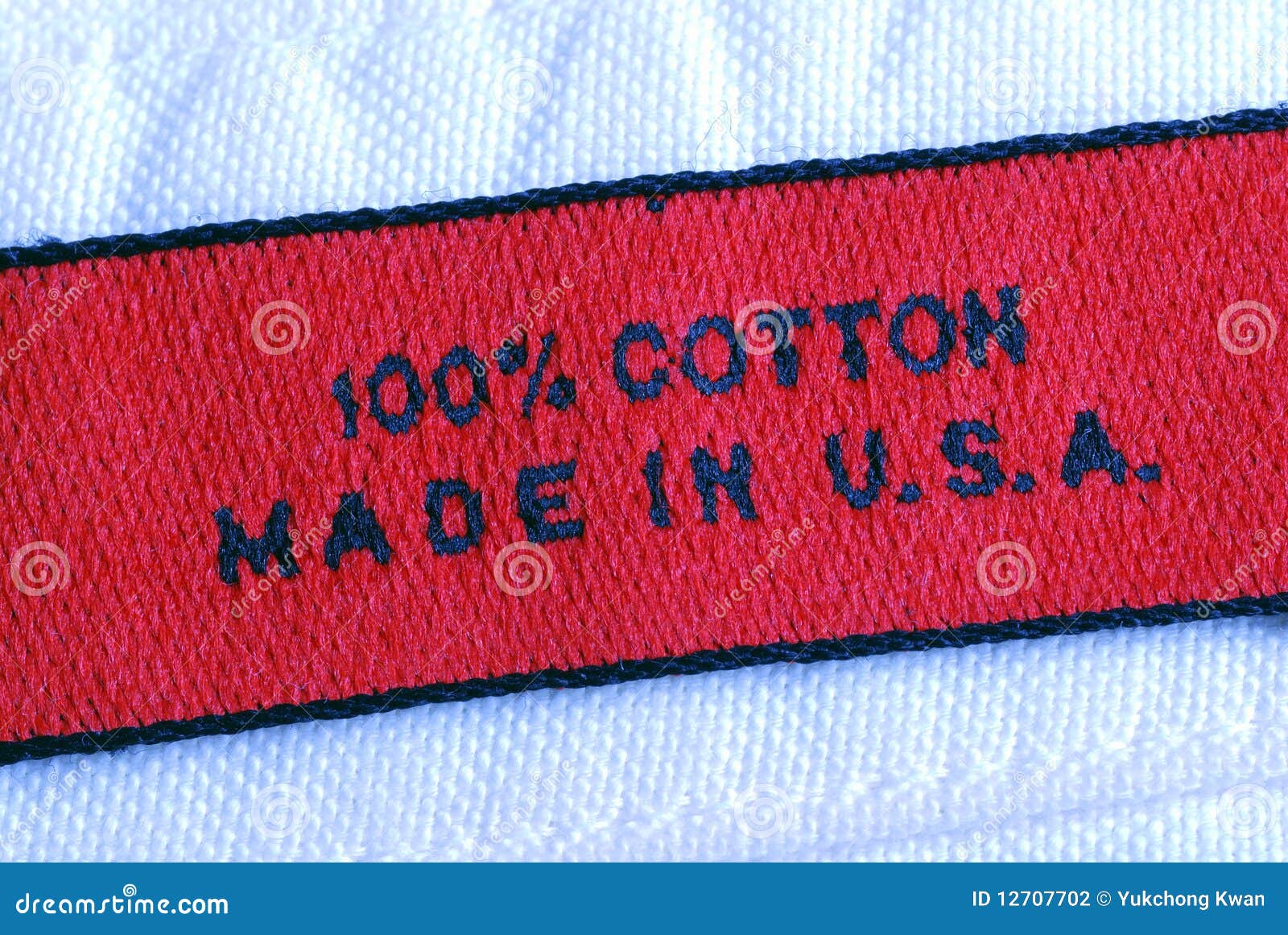 Macro View of the Clothing Label Stock Photo - Image of fabric, closeup ...