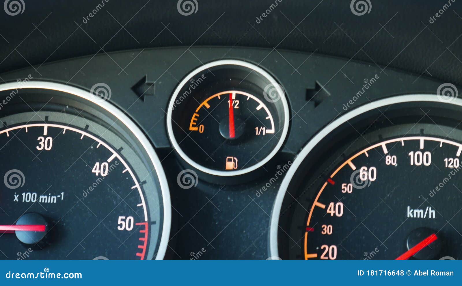 Flashing of the Emergency Lights of a Vehicle Seen from the Inside ...