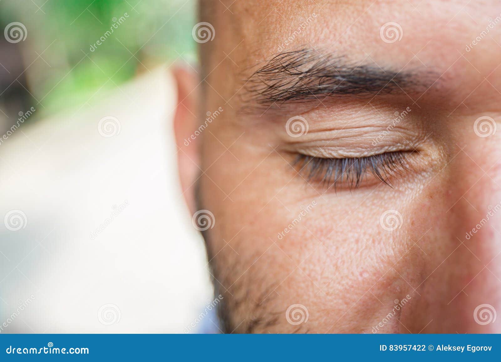 Macro view of an eye stock photo. Image of male, look - 83957422