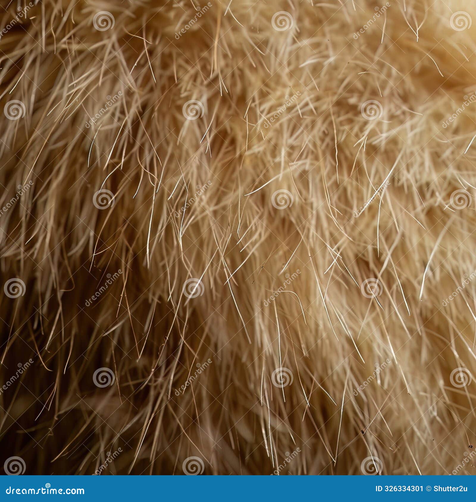 Macro View Of A Fur Sample Attributed To Bigfoot Highlighting The ...