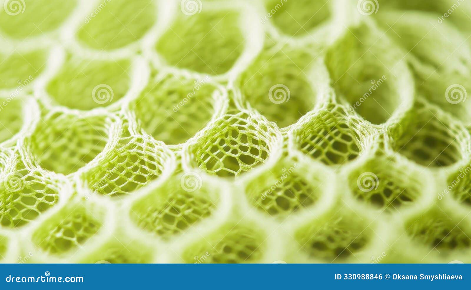 Macro View of Green Fibrous Mesh Texture in Abstract Design Stock Photo ...