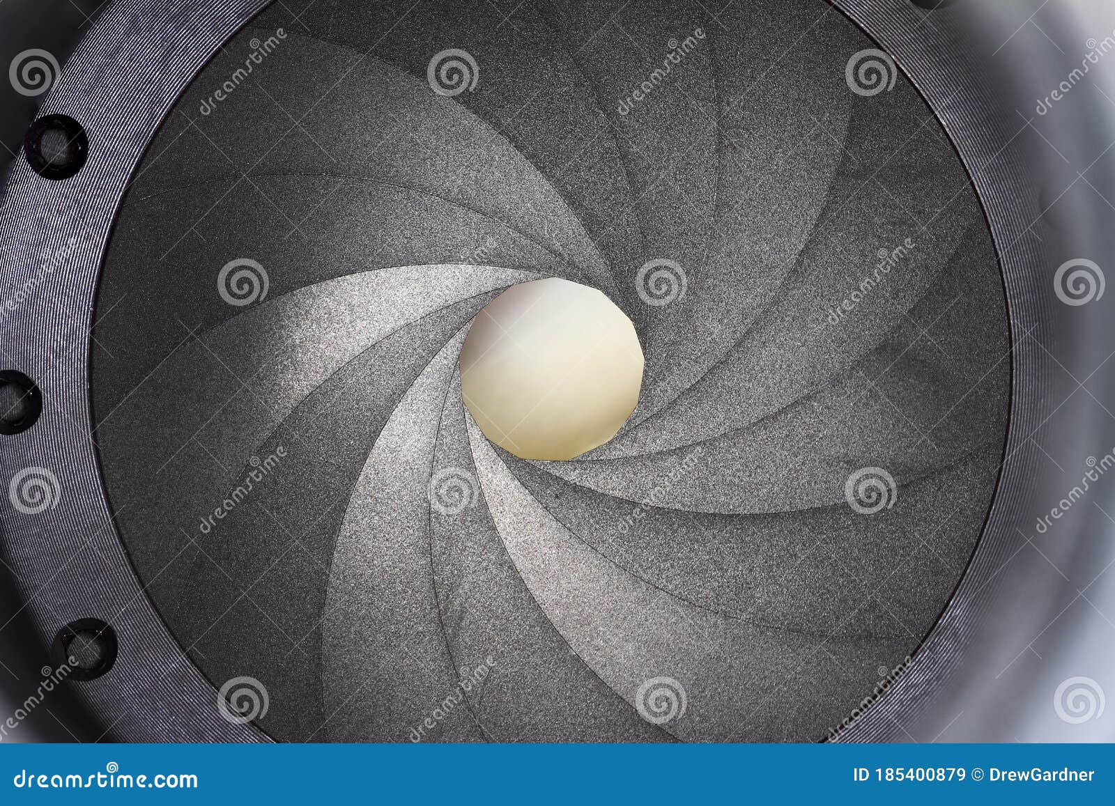 Macro View of the Inside of a Camera Lens Stock Image - Image of blades ...