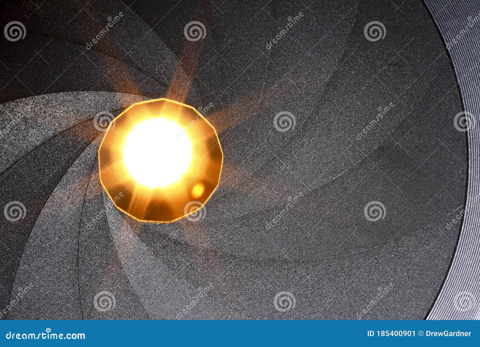 Macro View of the Inside of a Camera Lens Stock Image - Image of ...