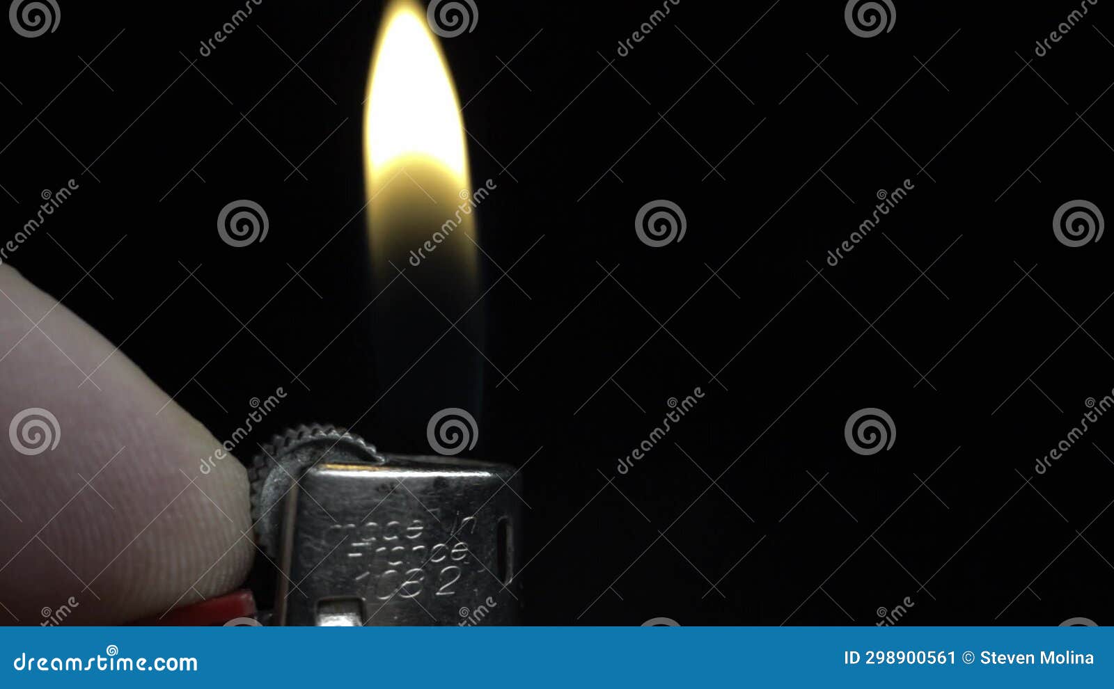Macro View of a Lighter and Flame. Stock Video - Video of lighter ...