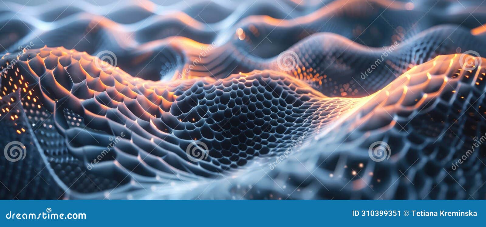 Macro View of a Metamaterial Surface, Highlighting Its Unusual Physical ...