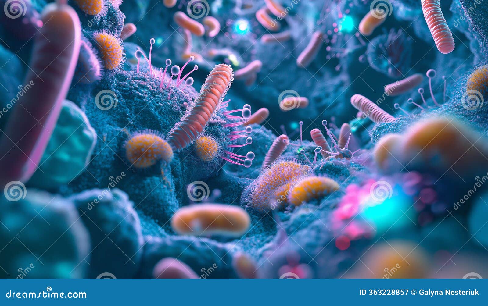 The Structure Of Spirochetes, Pale Treponema. The Causative Agent Of ...