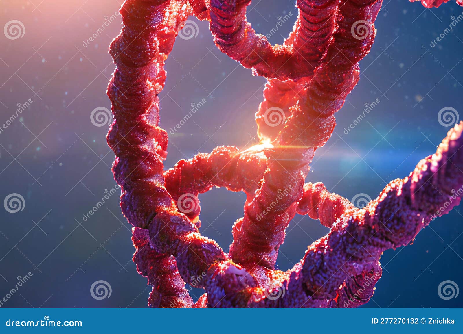 Macro View of Microscopic Biology-themed Strands, Evoking Cell Chains ...