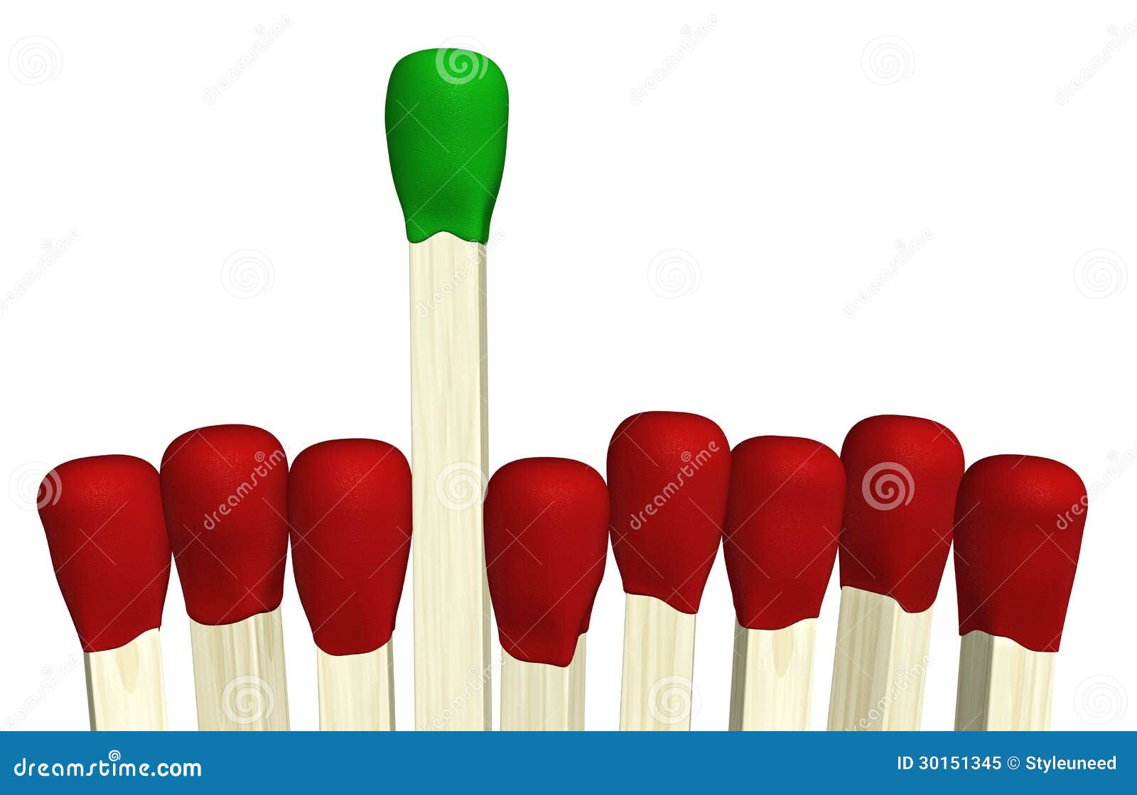 Red and green matches stock illustration. Illustration of matchsticks ...