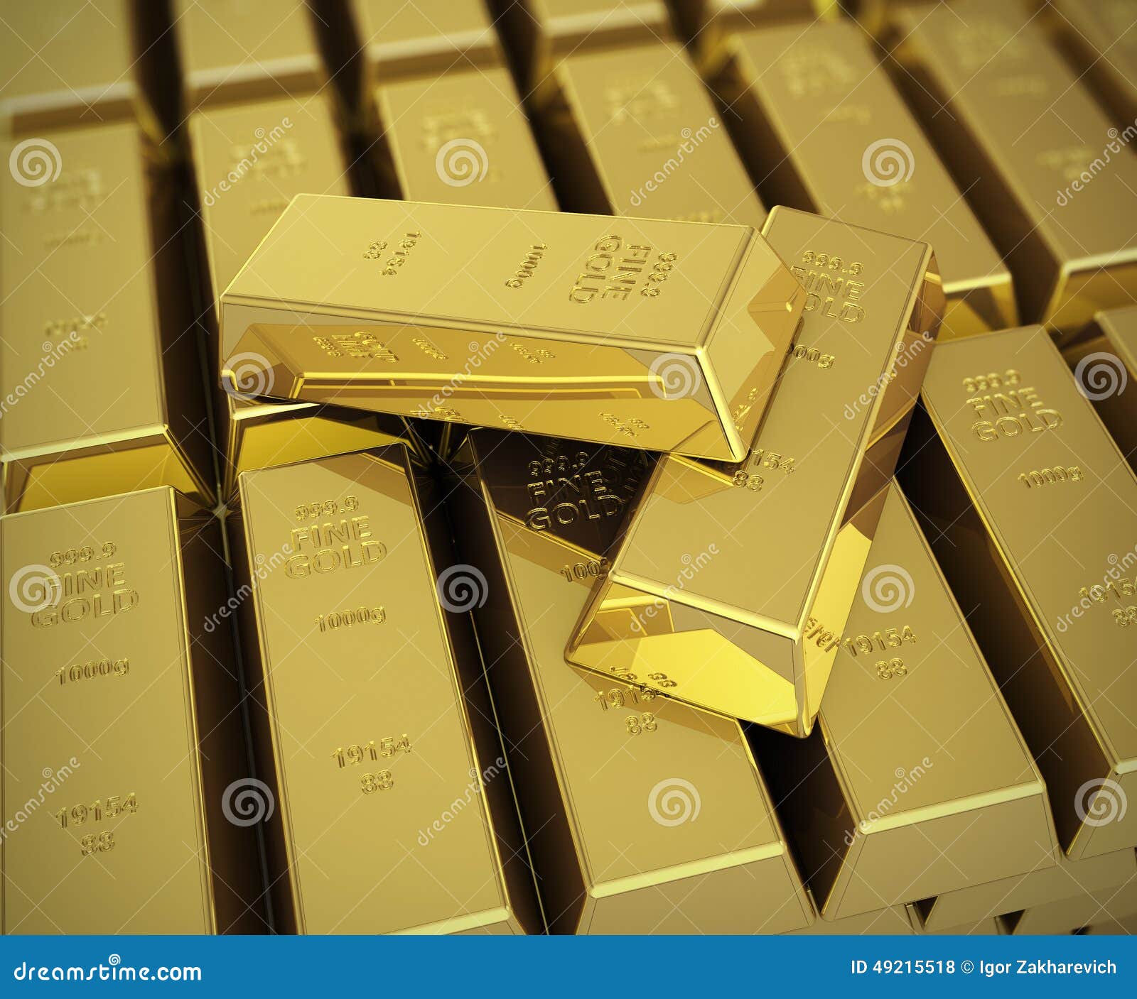 Macro View of Stacks of Gold Bars Stock Photo - Image of brick, macro ...