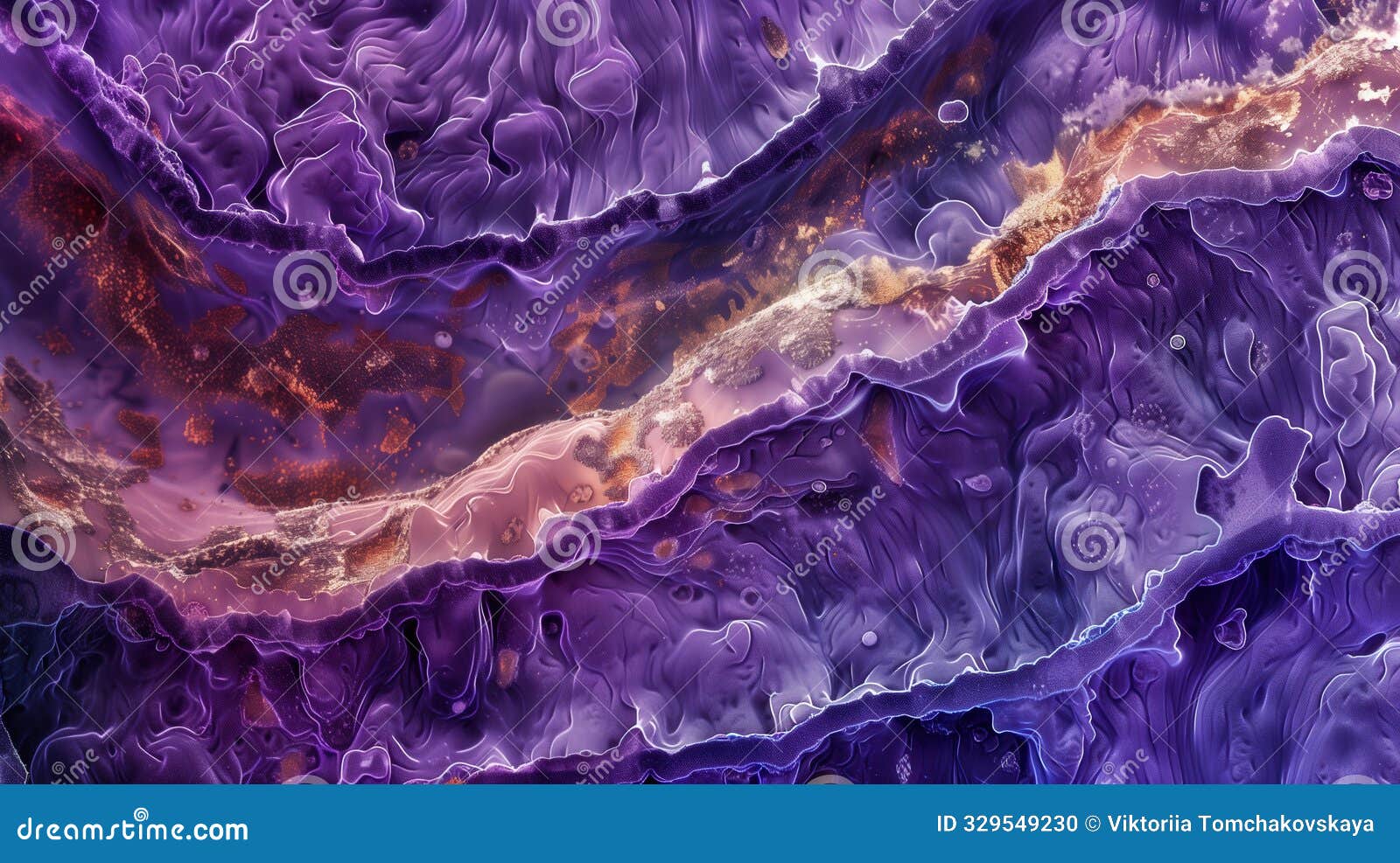 Macro View of Urinary Bladder Wall with Vibrant Patterns Resembling ...