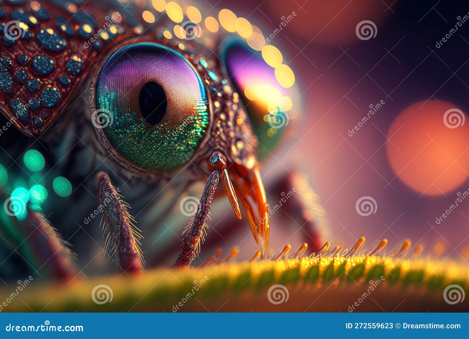 Macro vision stock illustration. Illustration of caucasian - 272559623