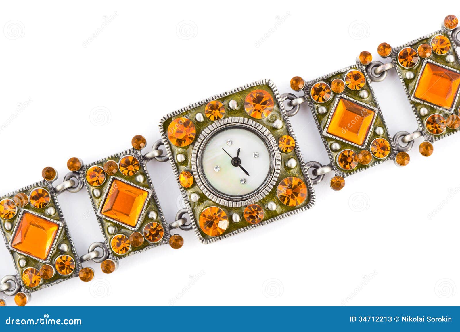 Macro of watch stock image. Image of gold, bracelet, chrome - 34712213