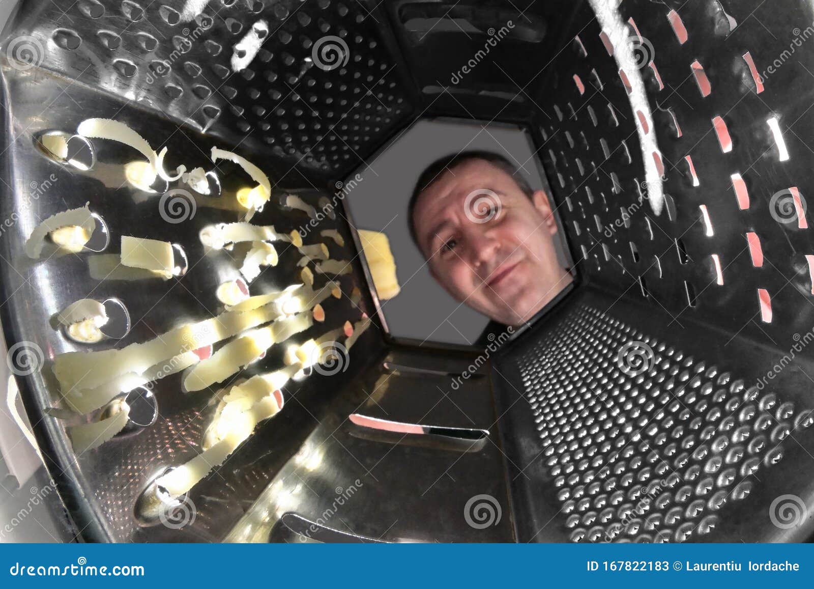 Wide Angle with Grated Cheese Falling Stock Image - Image of kitchen ...