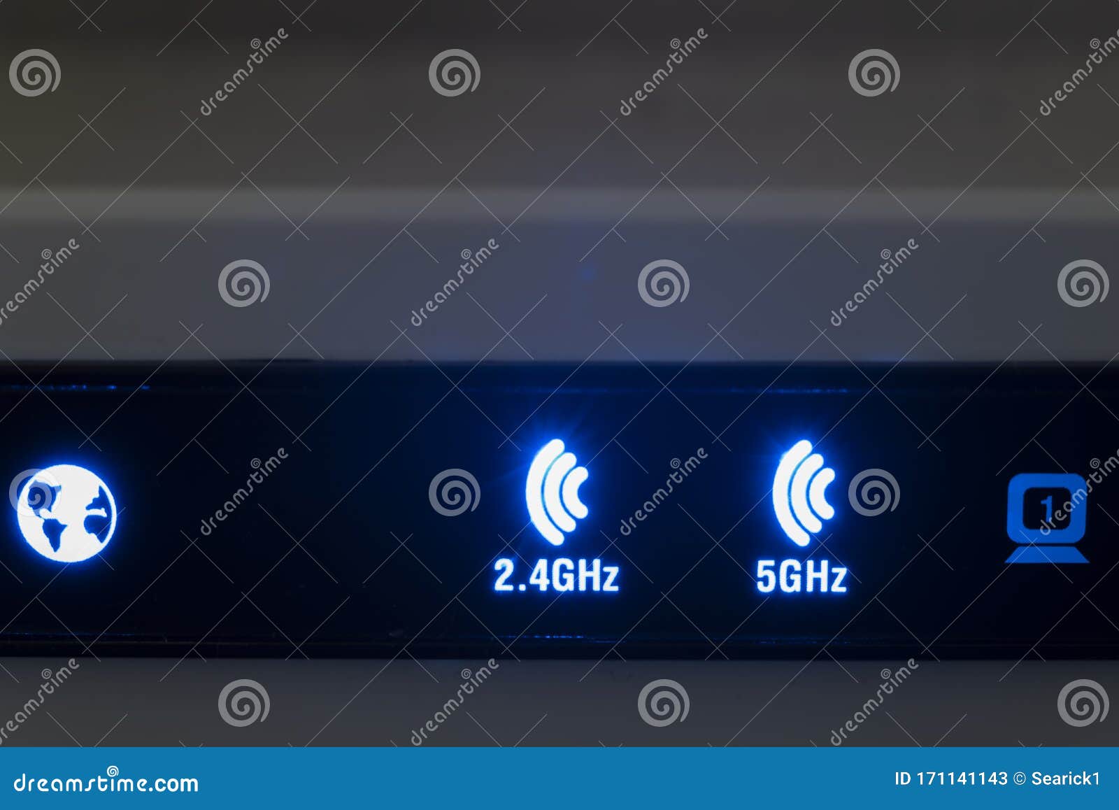 Macro wifi channels stock image. Image of wifi, router - 171141143