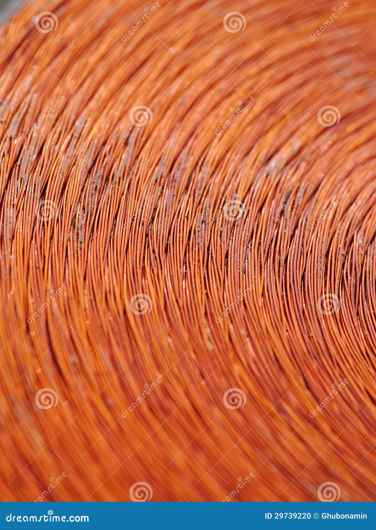 Copper inductor metal stock photo. Image of electricity - 29739220