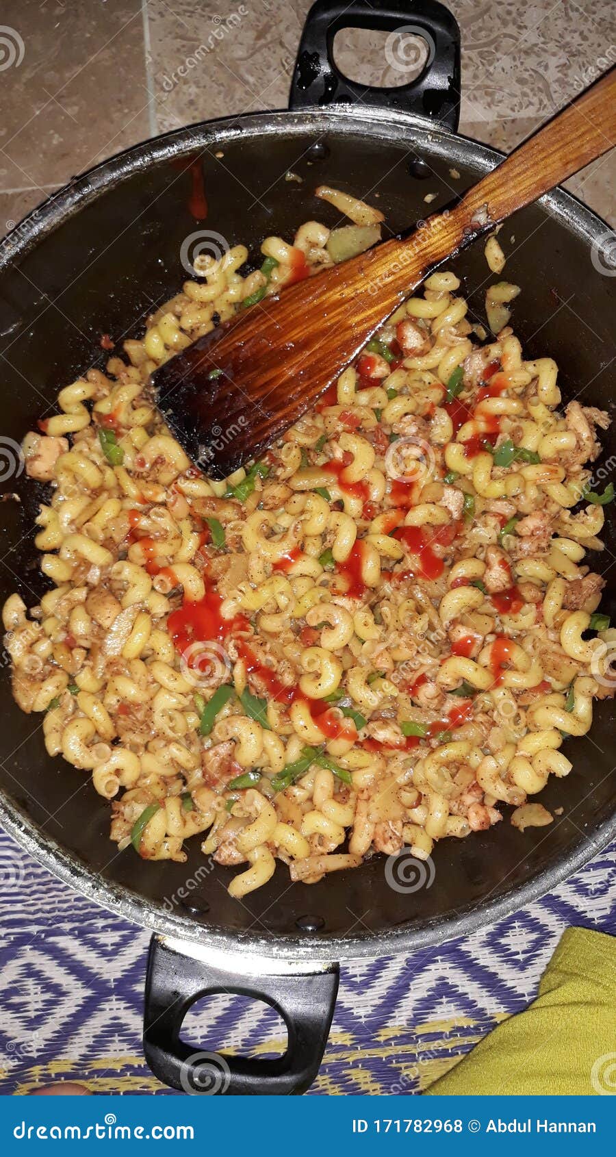 Macroni Pasta Tradional Pakistani Stock Photo - Image of macroni ...