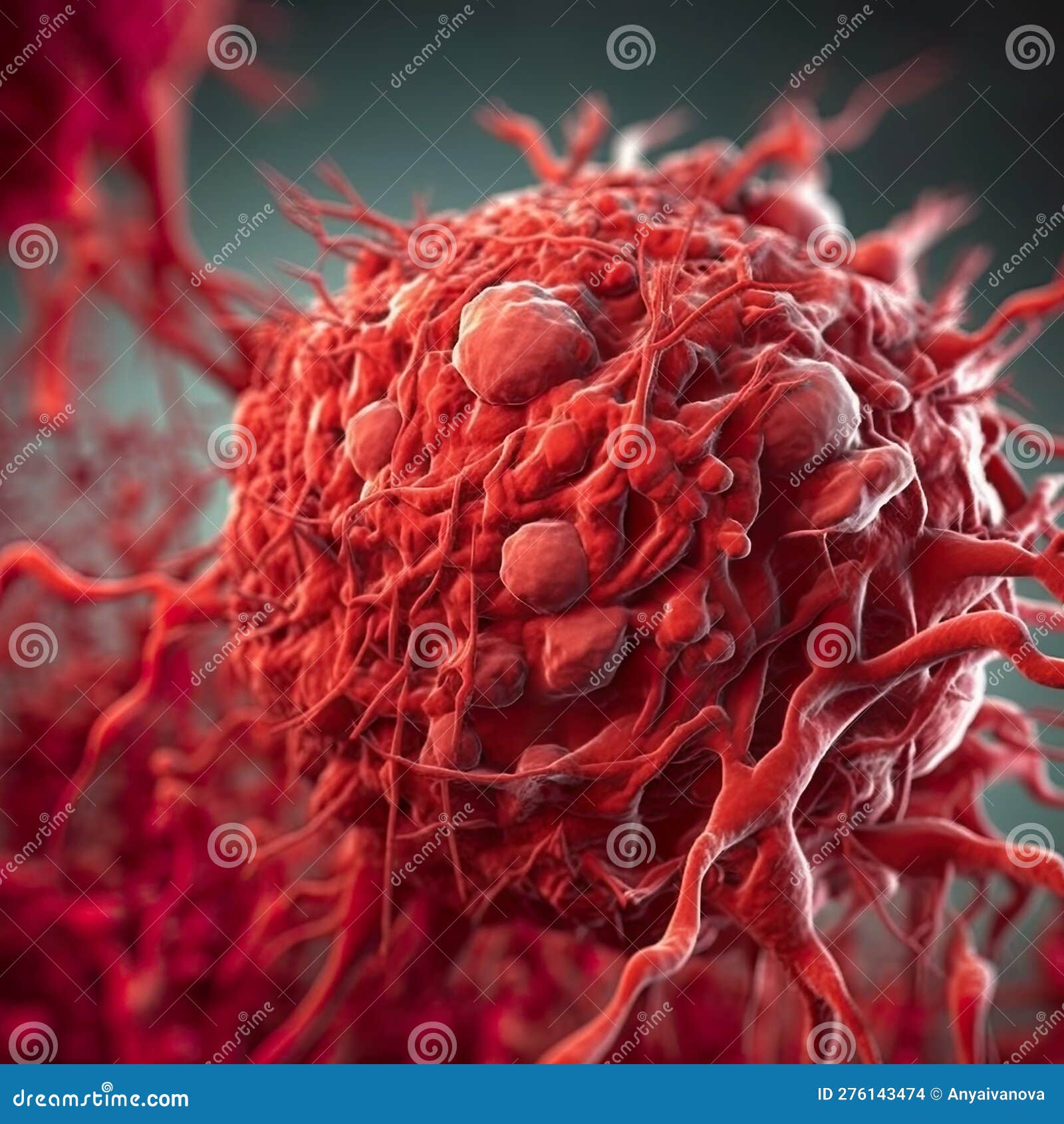 Macrophage Cells, Immune Cells at High Magnification, AI Generative ...