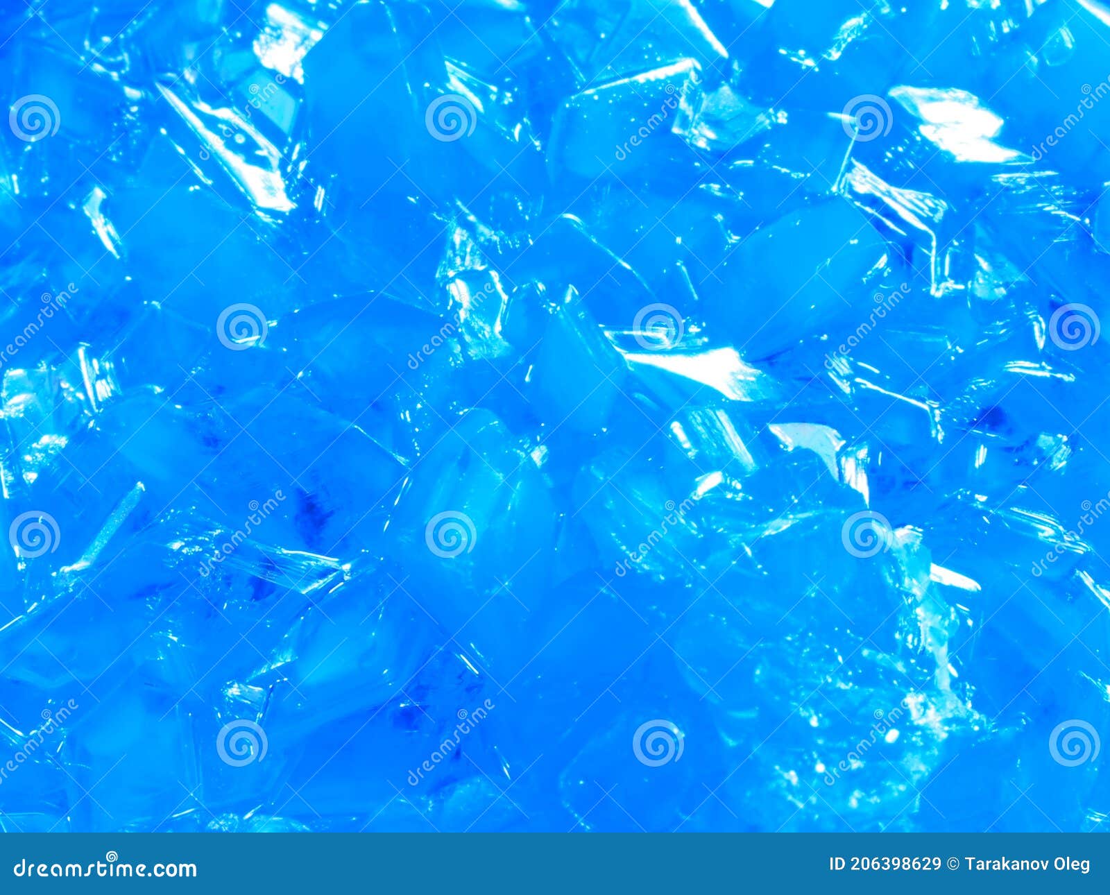 Macrophotography of Blue Transparent Crystals of Copper Sulfate ...