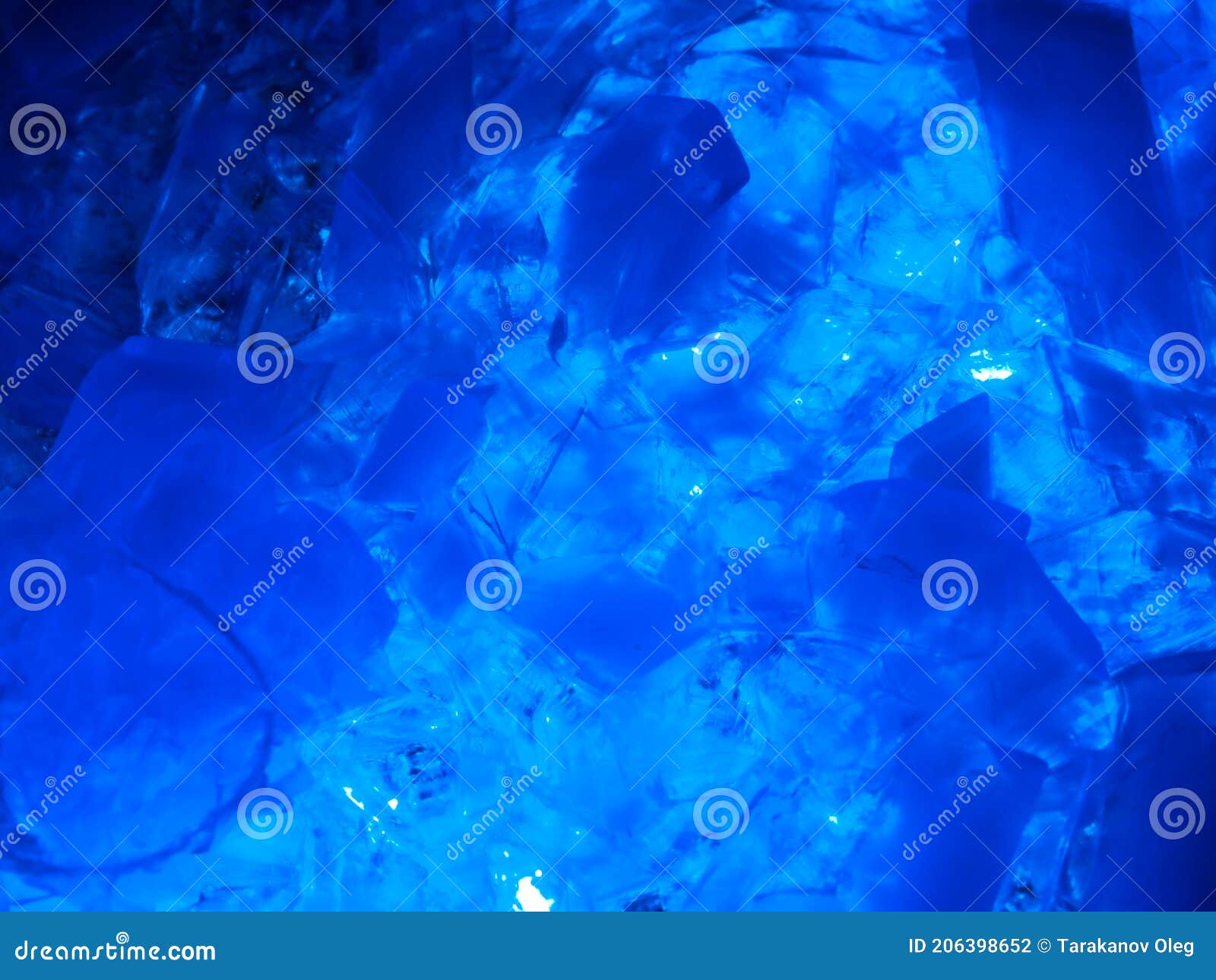 Macrophotography of Blue Transparent Crystals of Copper Sulfate ...