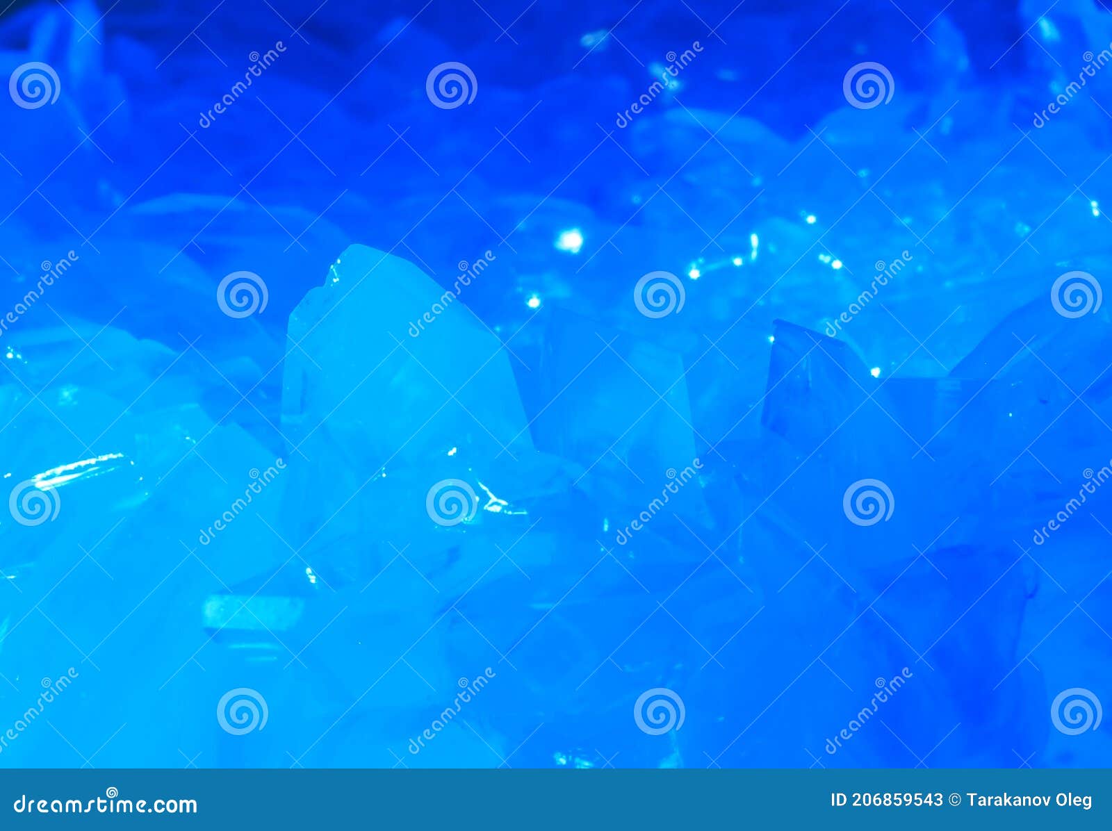 Macrophotography of Blue Transparent Crystals of Copper Sulfate ...