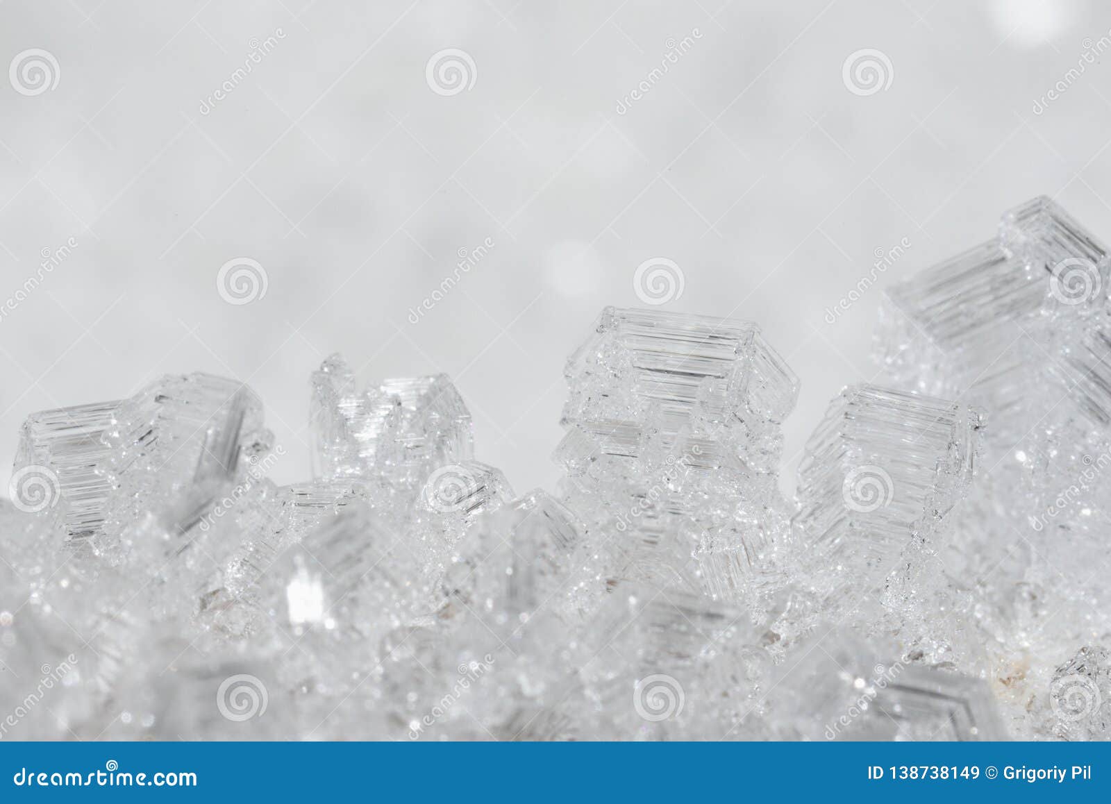 Crystals of ice stock image. Image of nature, moisture - 138738149