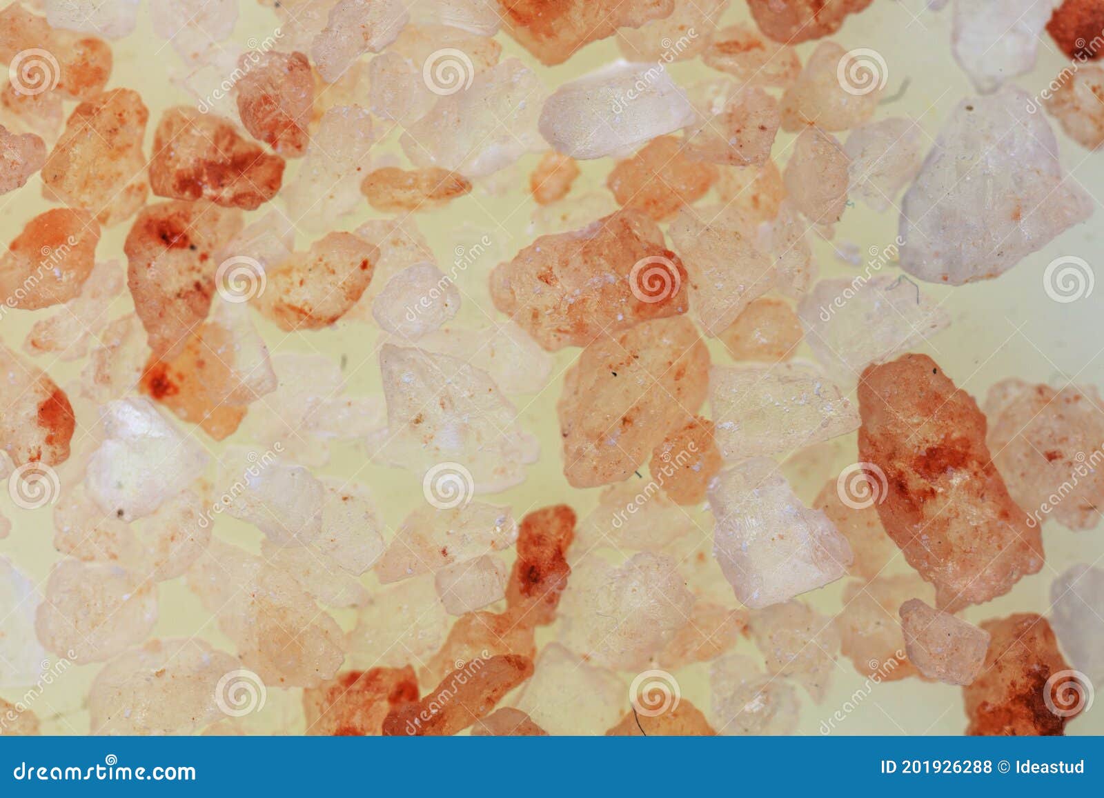 Macrophotography of Salt Crystals Close Up Colorful View. Stock Photo ...